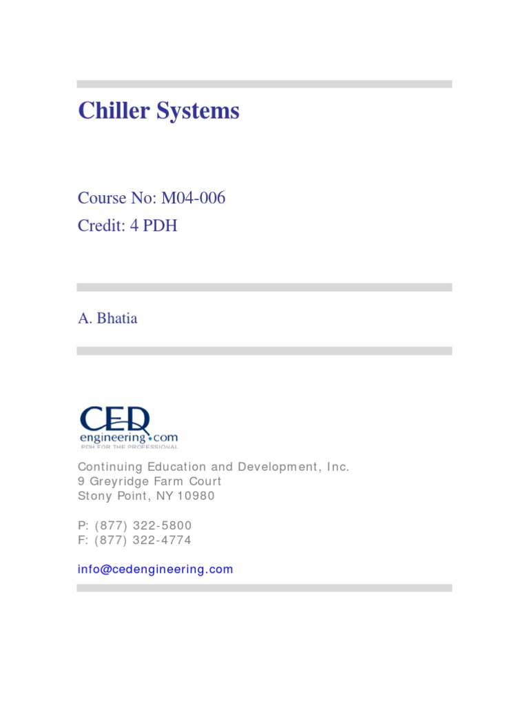 HVAC Chiller Systems | PDF