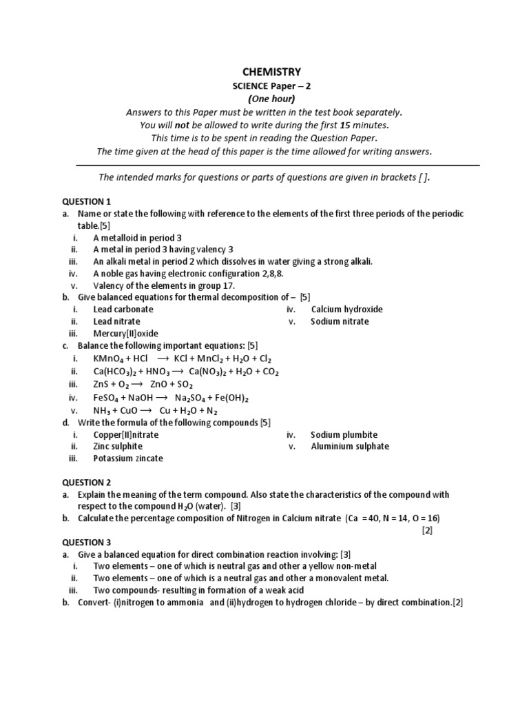 Chemistry Test 1 | PDF | Periodic Table | Sets Of Chemical Elements