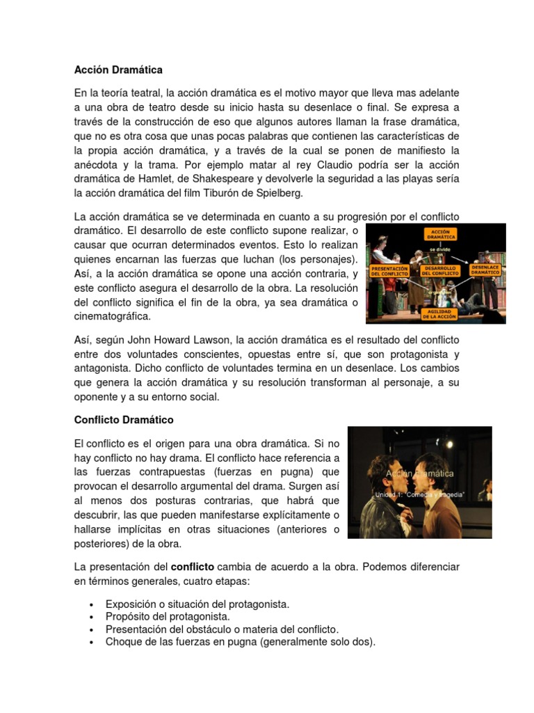 Acción Dramática | PDF