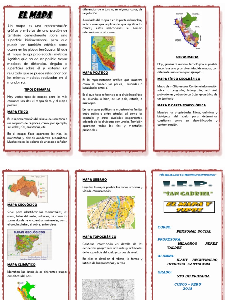 Triptico Los Sapos | PDF | Mapa | Montañas