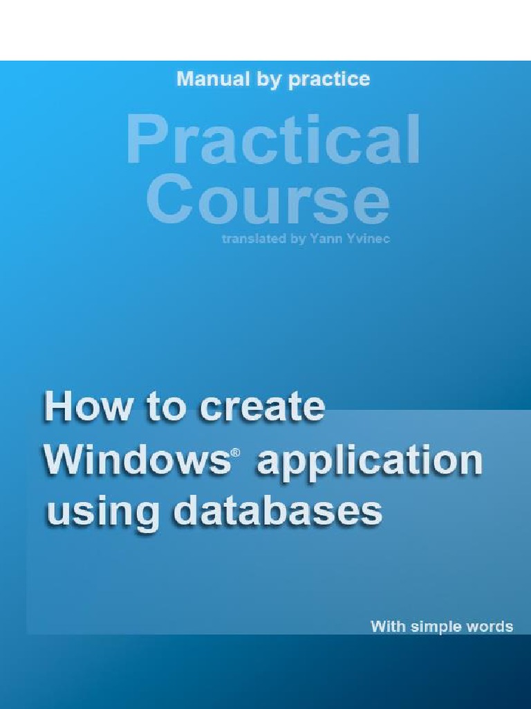 My Visual Database Manual | PDF | Databases | Computer File