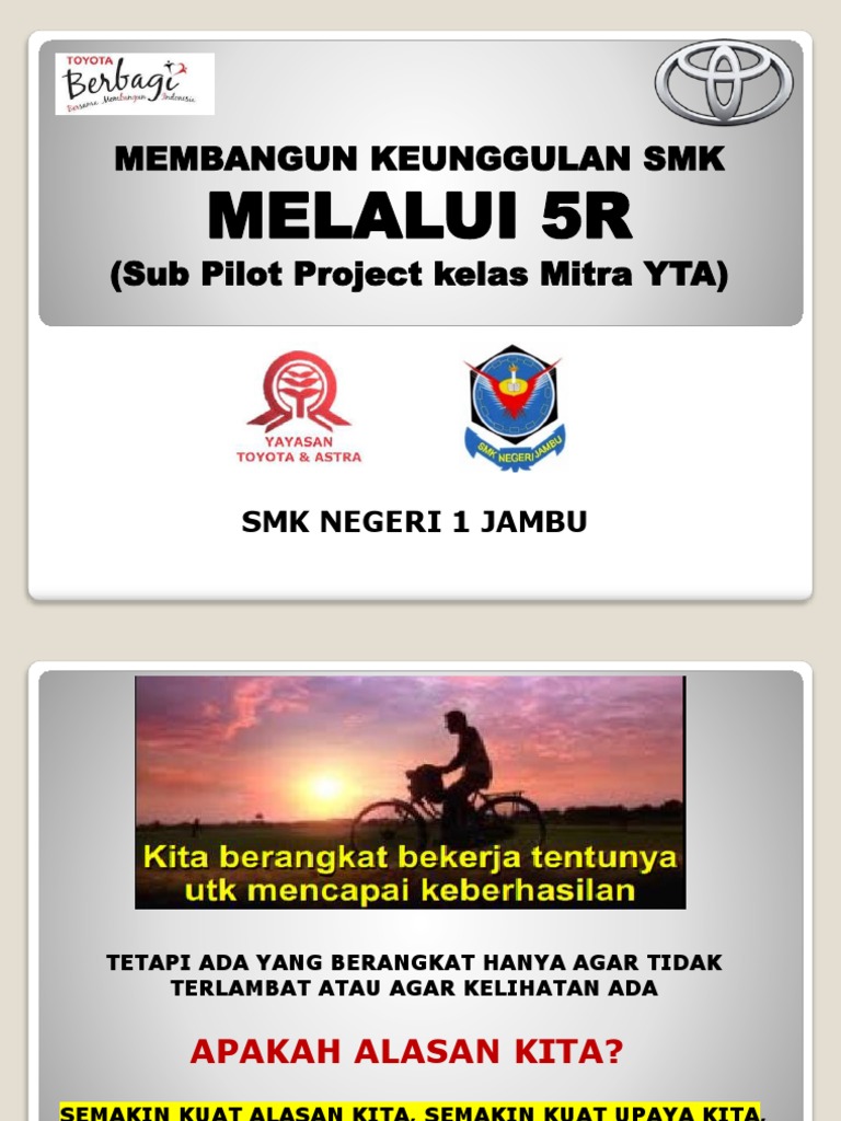 Training 5r SMK N 1 Jambu | PDF
