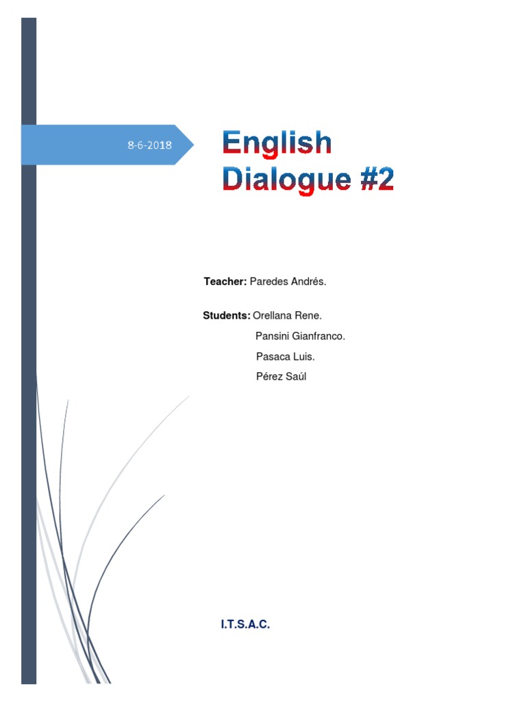 English Dialogue #2 | PDF | Medical Specialties | Medicine
