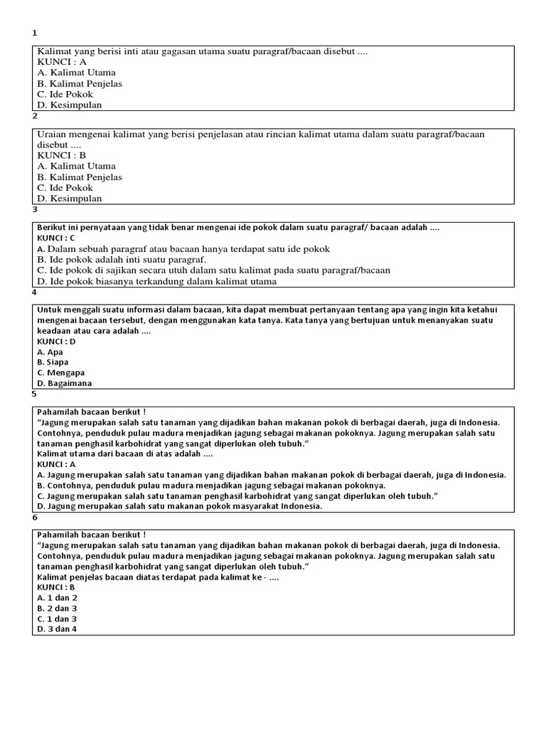 Contoh Soal Word | PDF