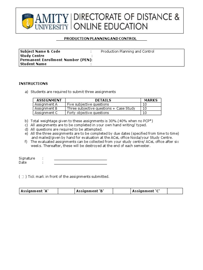 Production Planning Control Assignment | PDF | Inventory | Forecasting