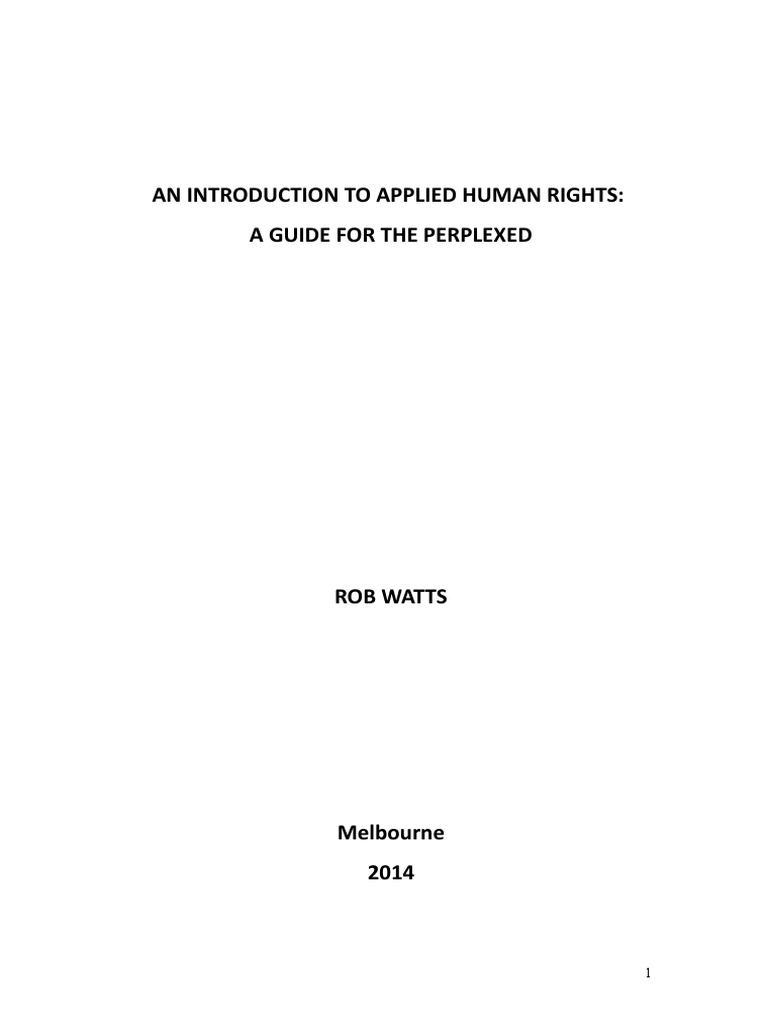 New New Human Rights | PDF | Natural And Legal Rights | Human Rights