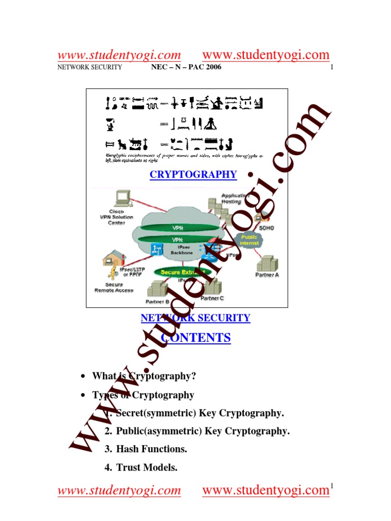 Cryptography and Network Security Paper Presentation | PDF | Key ...