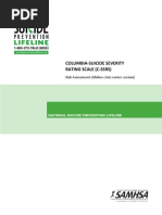 SAFE-T Protocol With C-SSRS - Unit Interventions | PDF | Suicide | Self ...