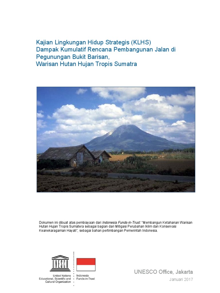Kajian Lingkungan Hidup Strategis Hutan Hujan Tropis Sumatera | PDF