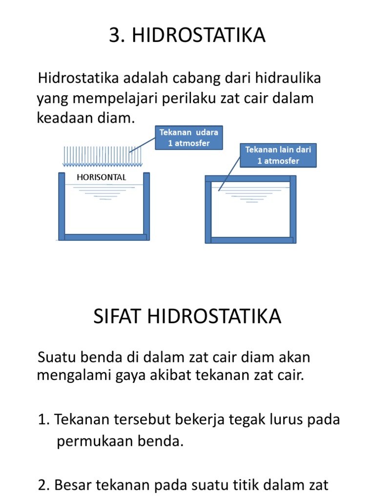 Hidrostatika | PDF