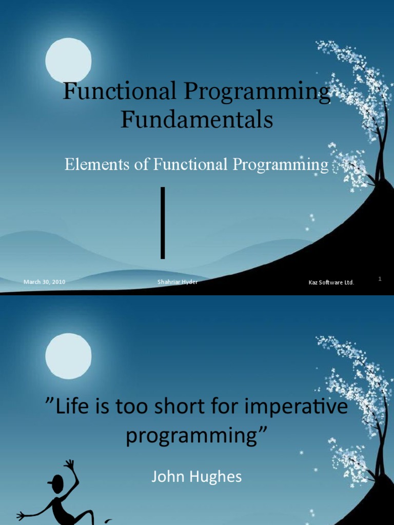Functional Programming Fundamentals | PDF | Functional Programming ...