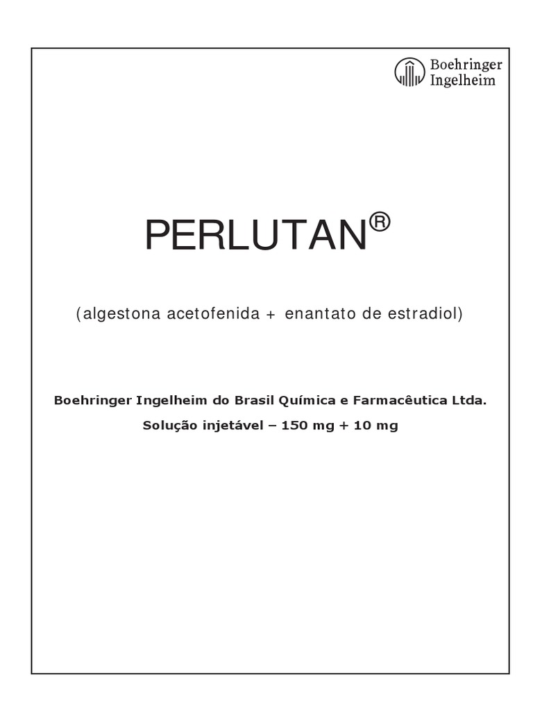 Perlutan Bula Paciente | PDF | Anticoncepcionais | Gravidez