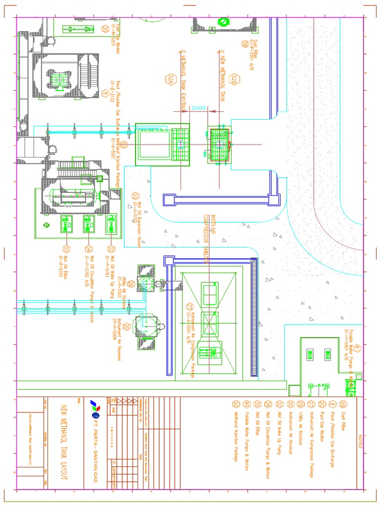 Methanol Tank Layout | PDF
