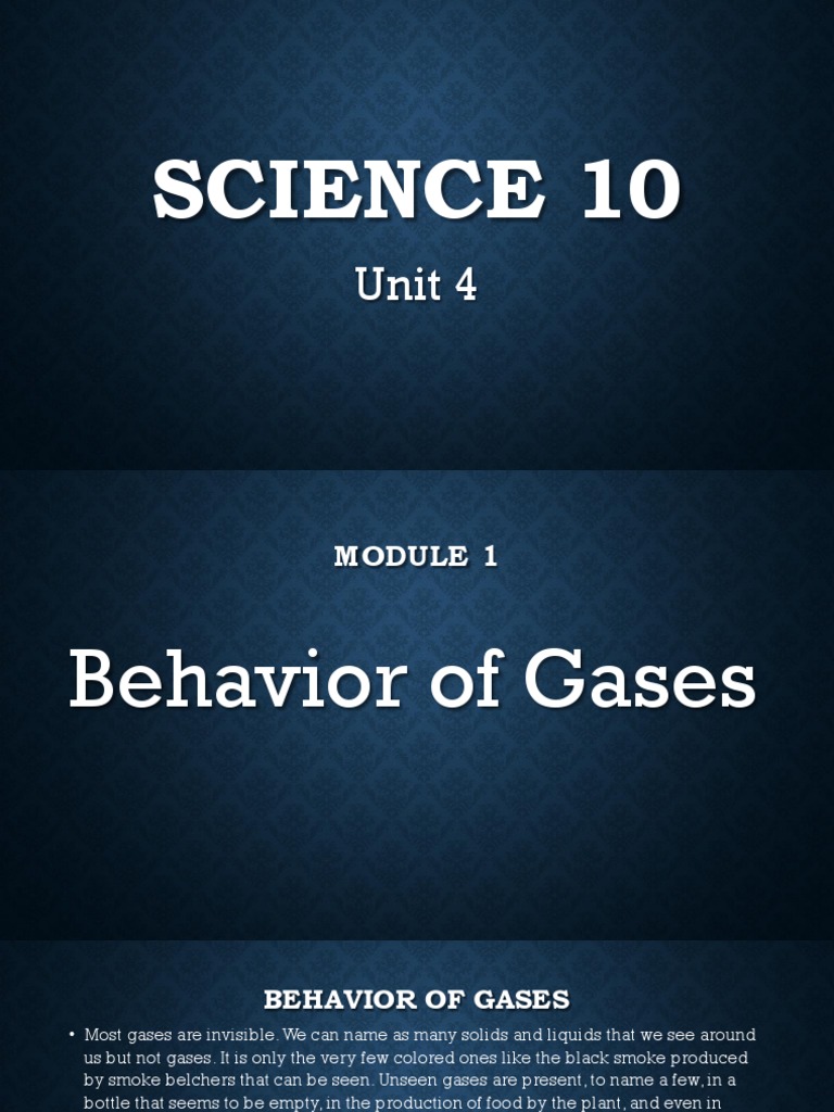Science 10 | PDF | Glucose | Gases