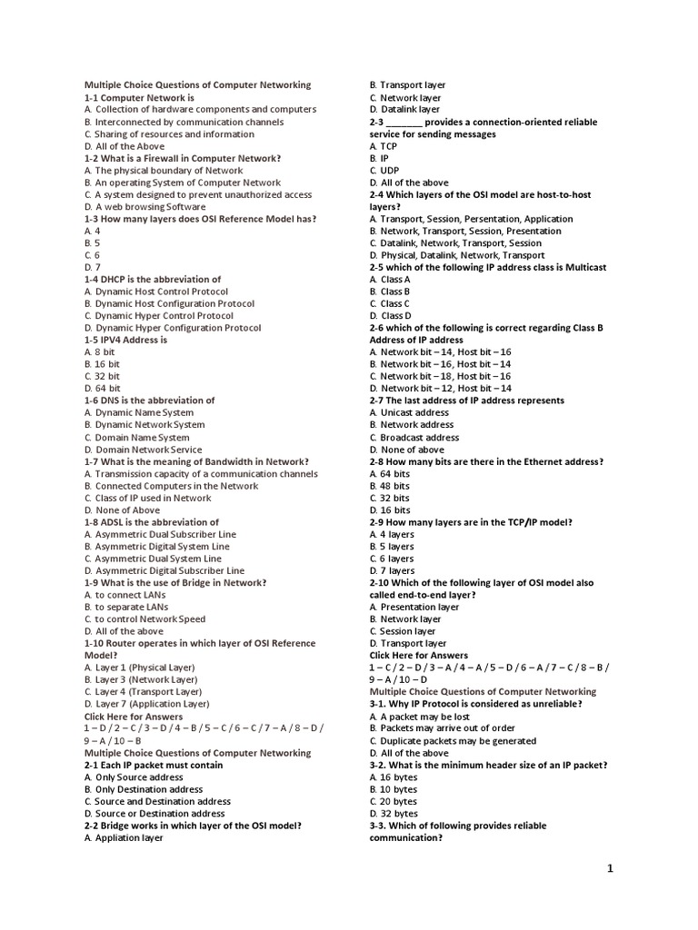 Computer Networking | Download Free PDF | I Pv6 | Computer Network