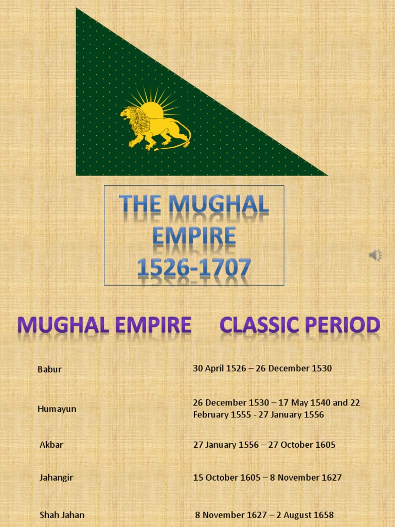 Mughal Empire Rulers Timeline | PDF | Mughal Empire | Muslim Empires