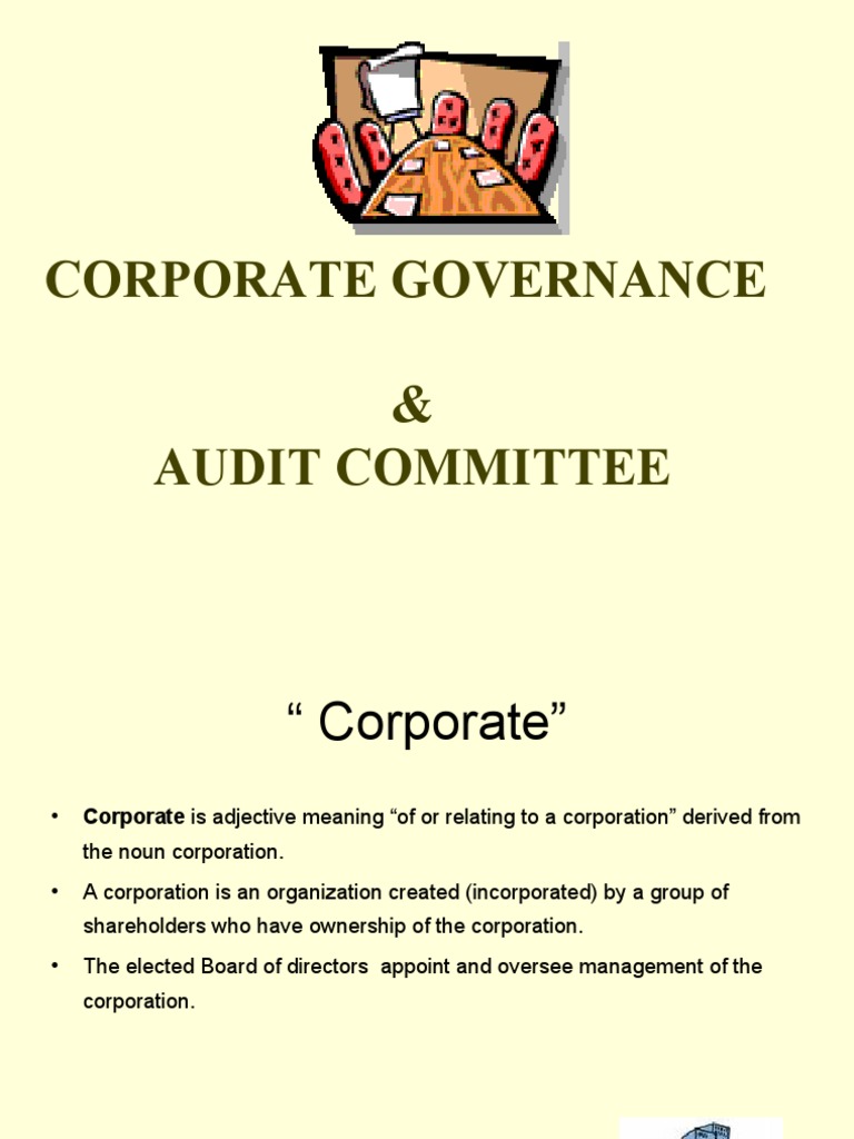 Corporate Governance & Audit Committee | PDF | Audit Committee | Audit