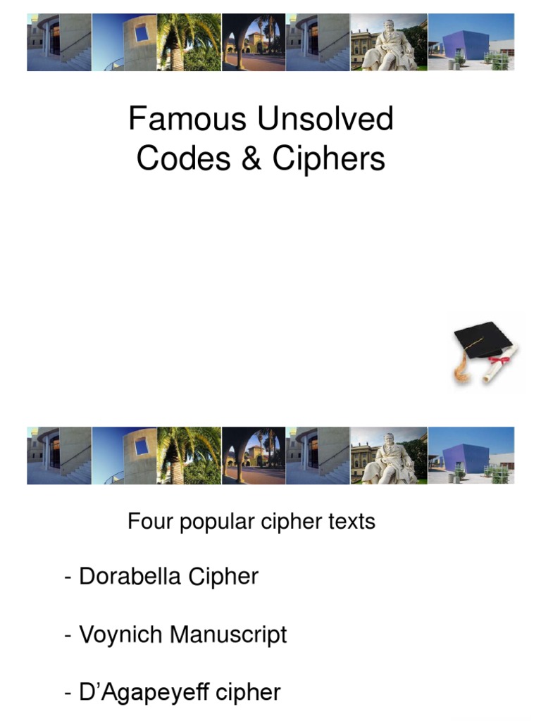 Famous Unsolved Codes Ciphers Dorabella Cipher Voynich Manuscript | PDF ... Famous Unsolved Codes Ciphers Dorabella Cipher Voynich Manuscript | PDF ...