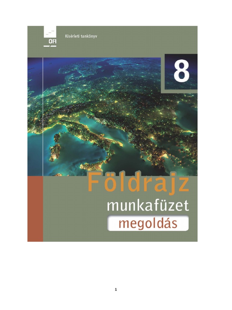 Foldrajz 8 MF Megoldas 2016 | PDF