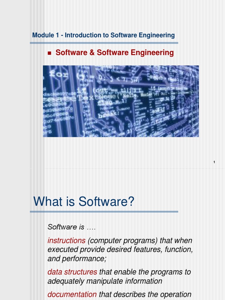 Module 1 - Introduction To Software Engineering | PDF | Web Application ...