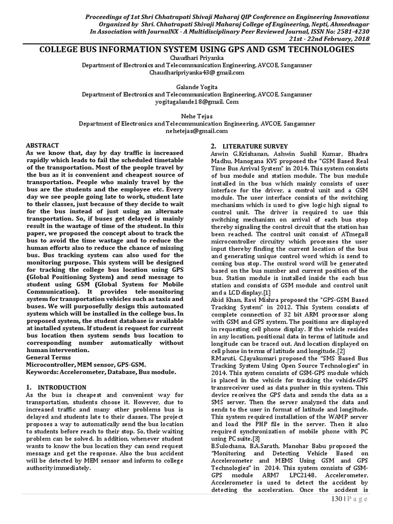 JornalNX - Bus Information System | Download Free PDF | Bus | Accelerometer