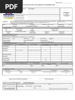 CSC Application Form | PDF