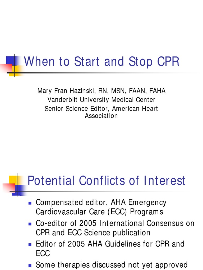 When to Stop Cpr | Cardiopulmonary Resuscitation | Cardiac Arrest