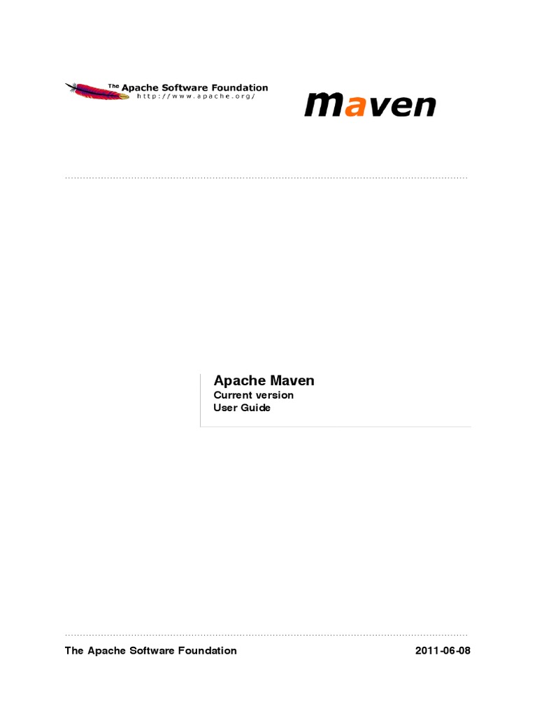 Apache Maven Users Guide | PDF | Software Engineering | Computing