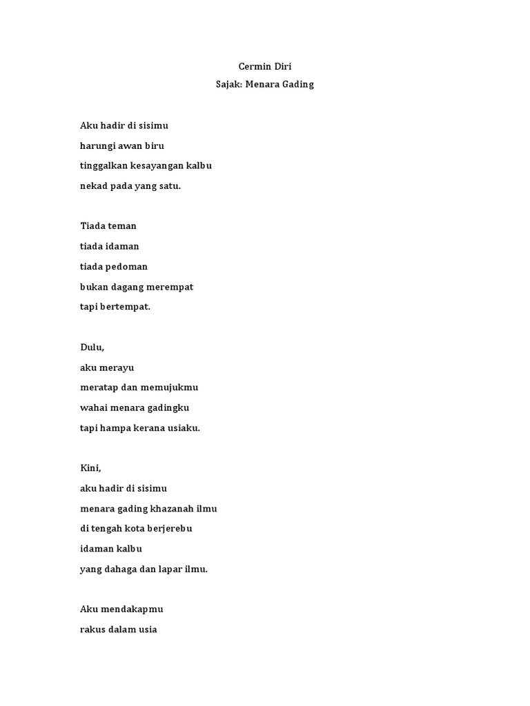 Cermin Diri | PDF