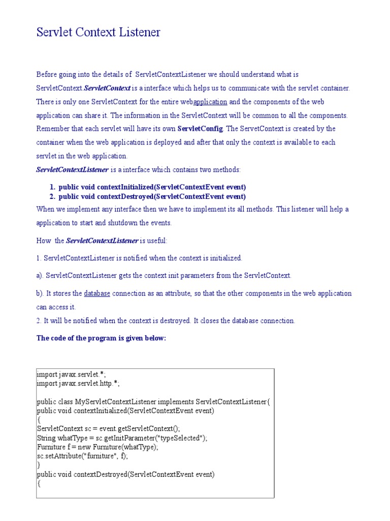 Servlet Filter & Listener | PDF | Computer Programming | Java Servlet