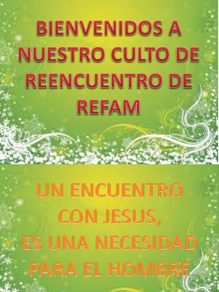 Presentación REFAM | PDF