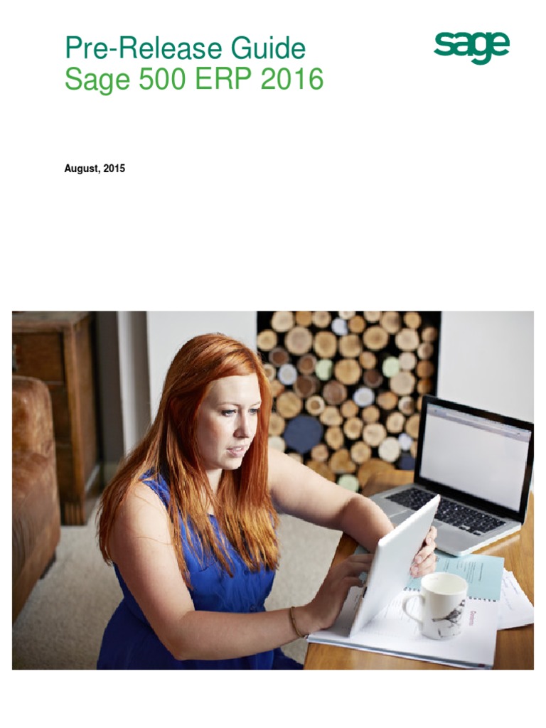 SAGE 500 2016 Release Guide | PDF | Enterprise Resource Planning ...