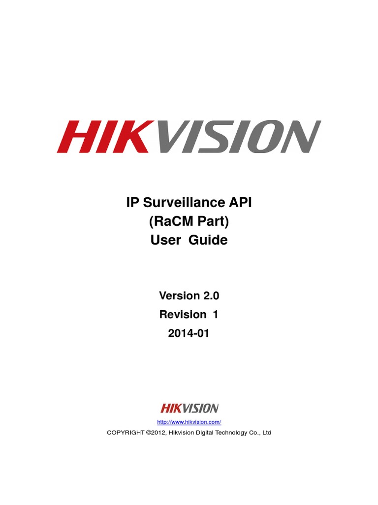 Hikvision Isapi - 2 Racm Service | PDF | Xml | Xml Schema