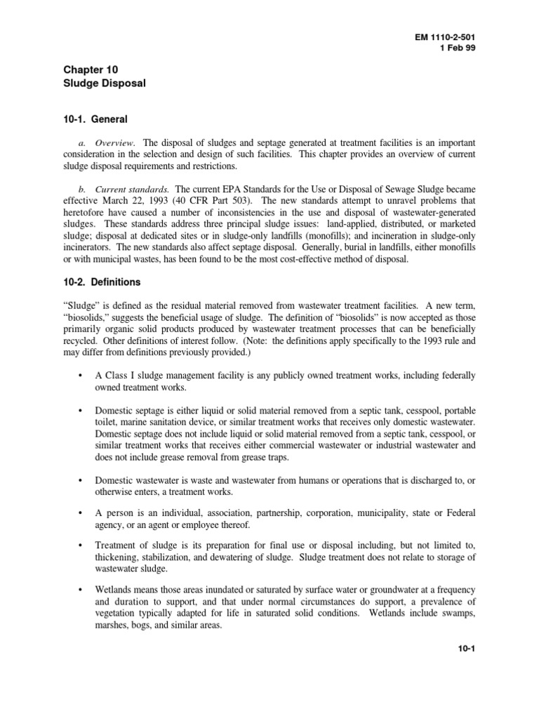 Sludge Disposal Method | PDF | Sewage Treatment | Compost