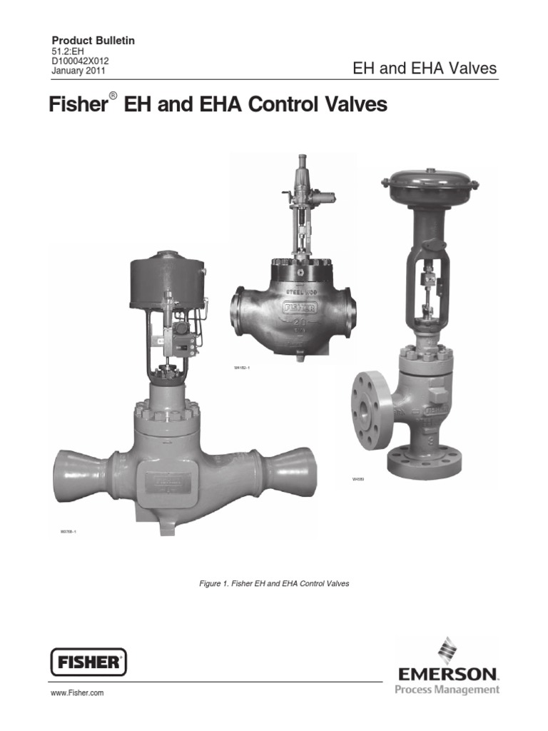 Fisher EH and EHA Control Valves PDF | PDF | Valve | Chemical Engineering
