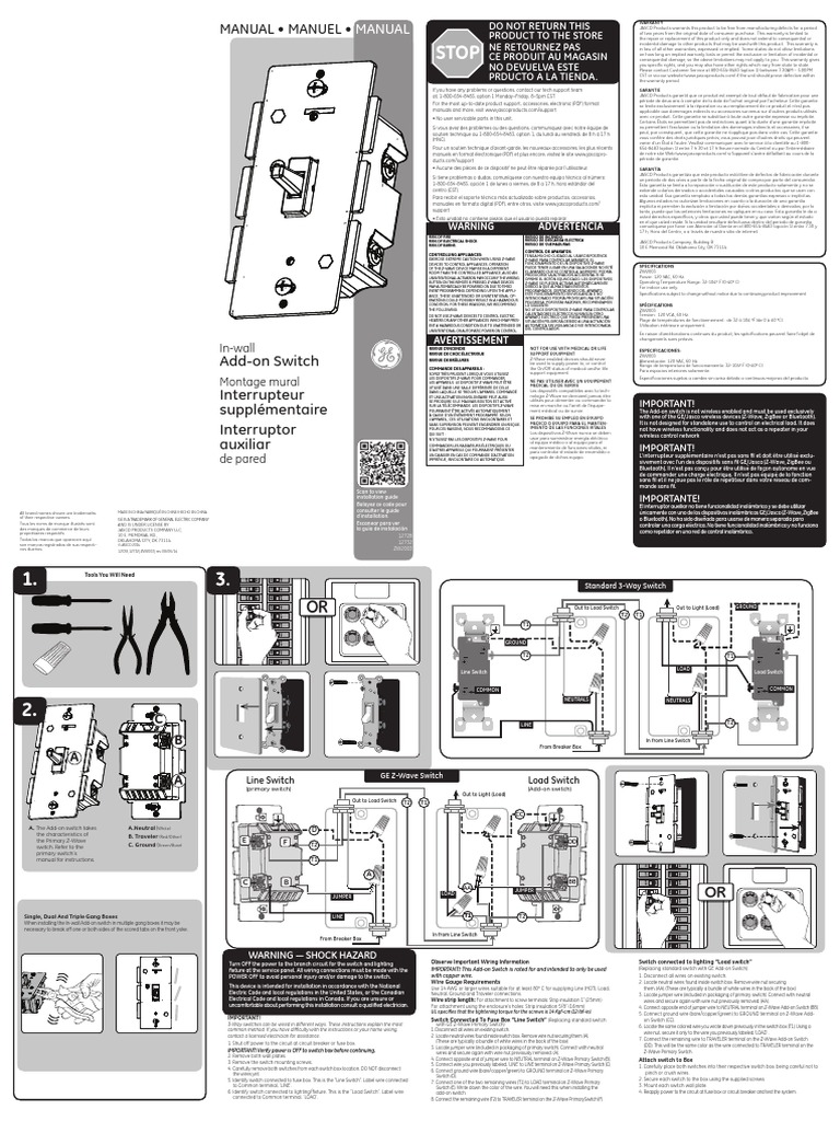In-Wall Toggle Switch Add-On | PDF