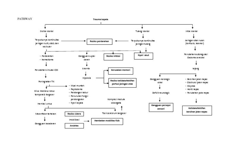 PATHWAY Trauma Kepala | PDF