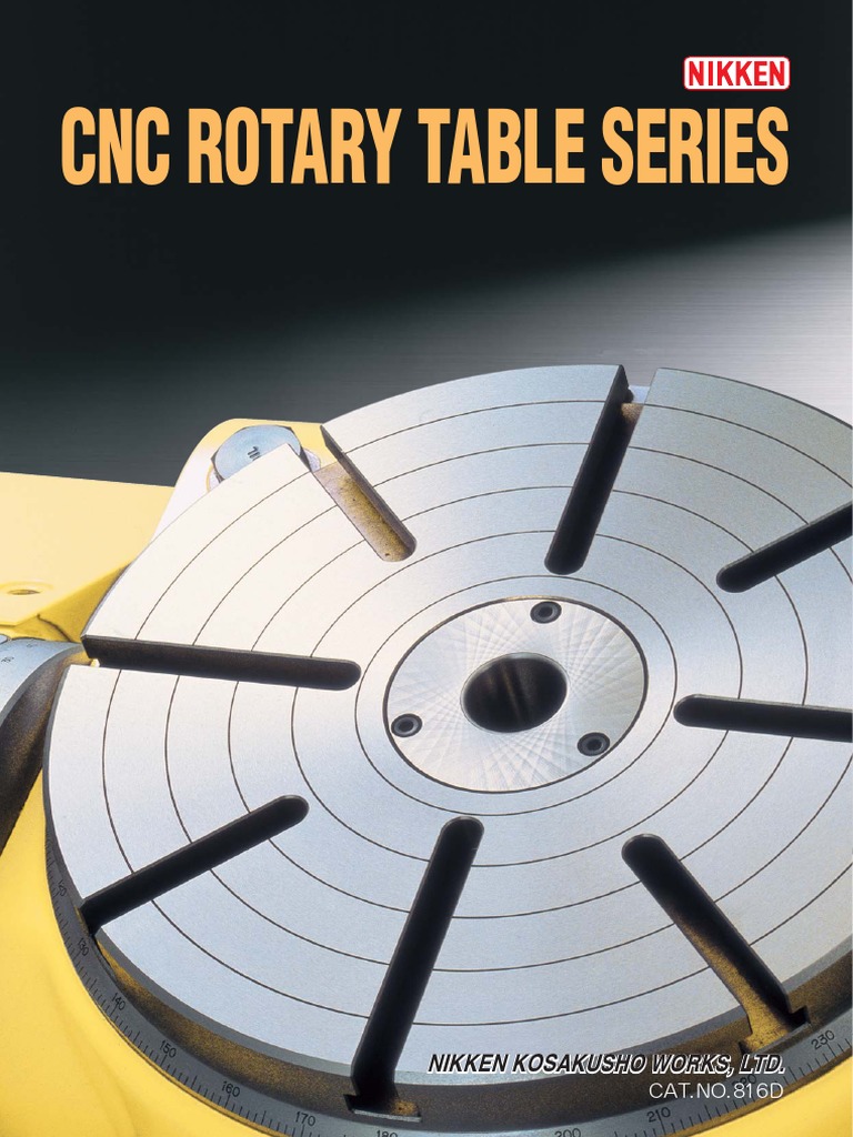 NIKKEN CNC Rotary Table Overview | PDF | Numerical Control | Rotation ...