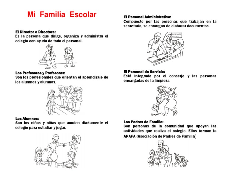 Mi Familia Escolar | PDF | Crecimiento personal y profesional | Salud y ...