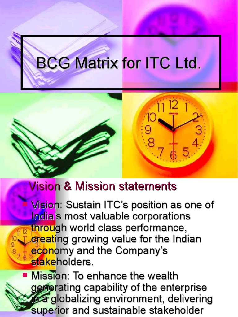 ITC Ltd. BCG Matrix Analysis | PDF | Business Process | Business Economics