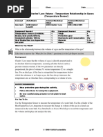 Charles' Law Balloon Experiment Guide | PDF | Balloon | Experiment