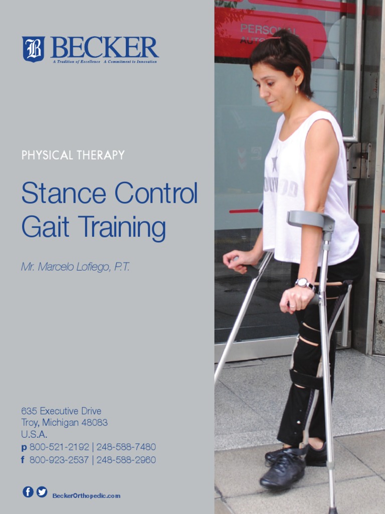 Stance Control Gait Training: Physical Therapy | PDF | Human Leg | Pelvis