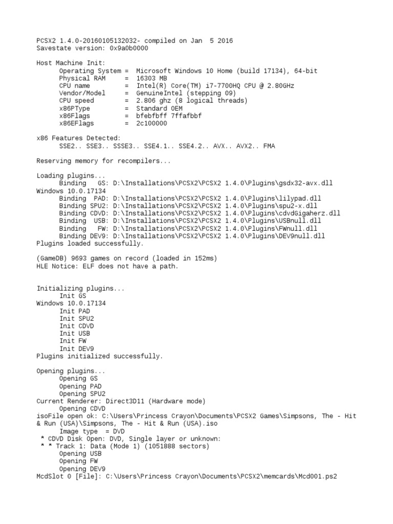 Emu Log | PDF | Booting | Operating System Technology