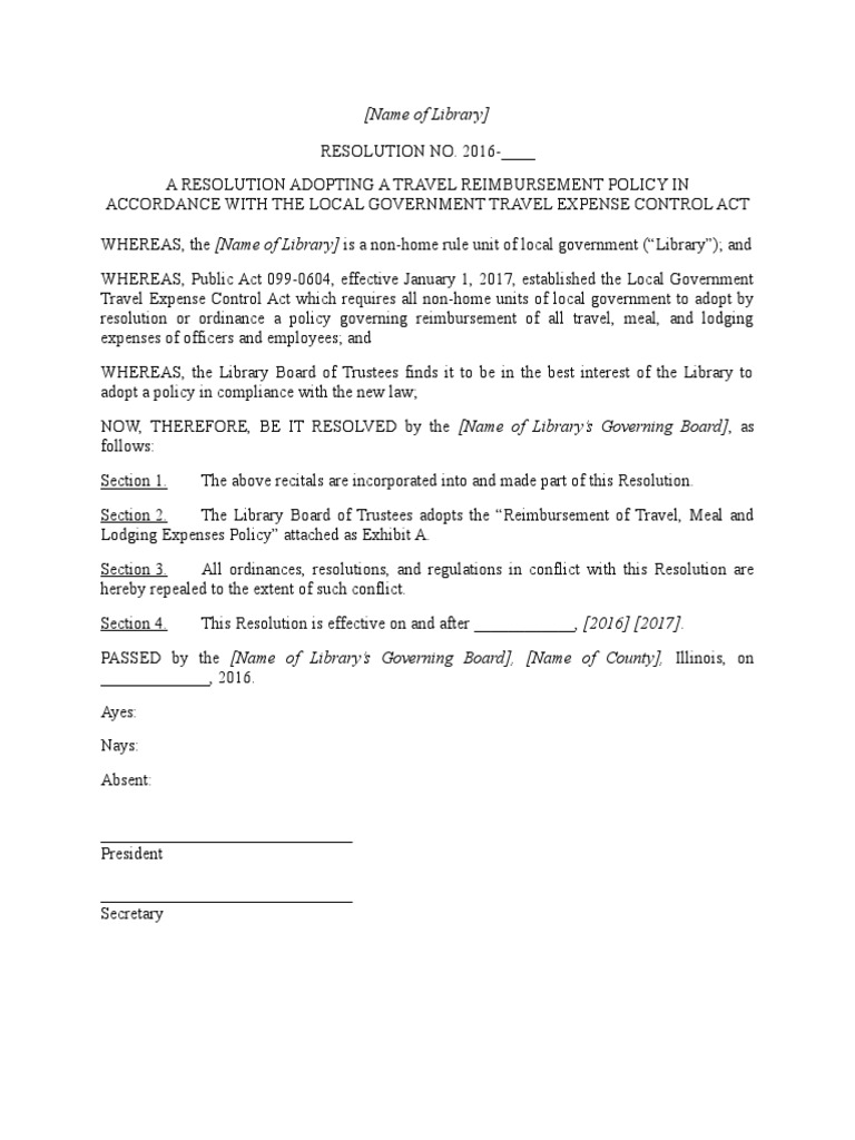 Travel Policy Template | PDF | Per Diem | Government