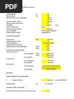 C40 Concrete Mix Design | PDF | Construction Aggregate | Density