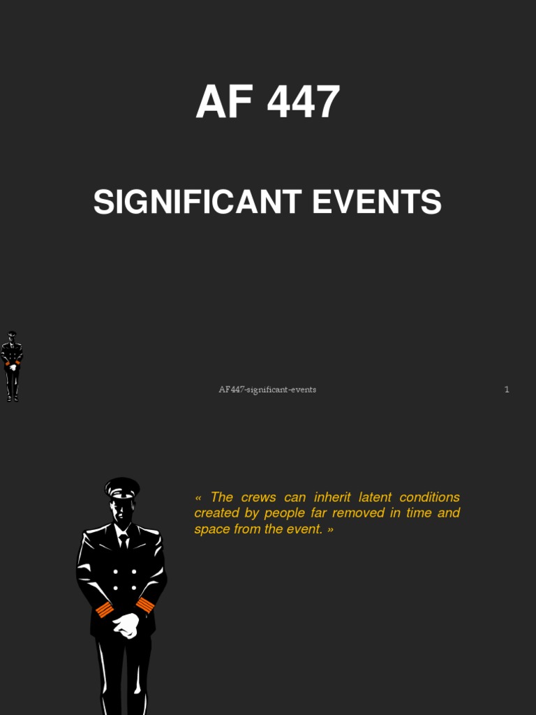 447 Precursor Events | PDF | Airspeed | Aircraft