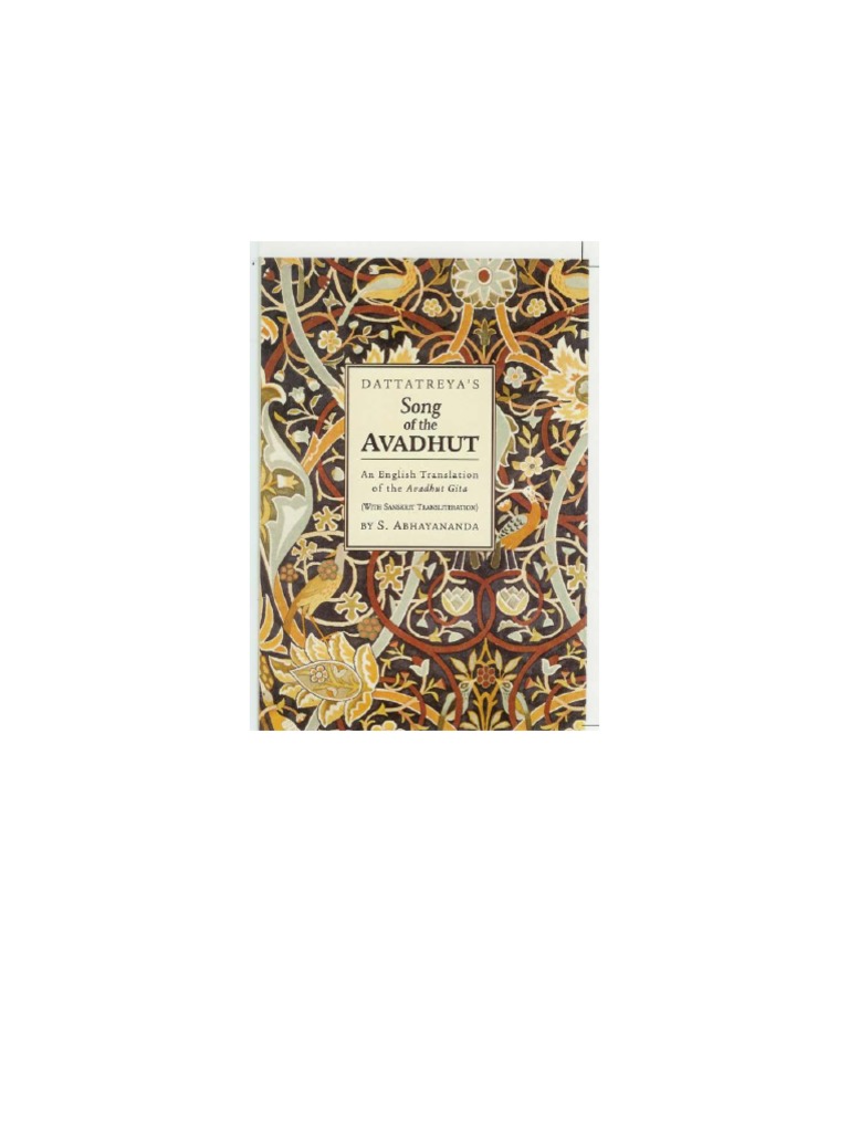 Song of Avadutha Swami Abhayananda | PDF | Mysticism | Bhagavad Gita