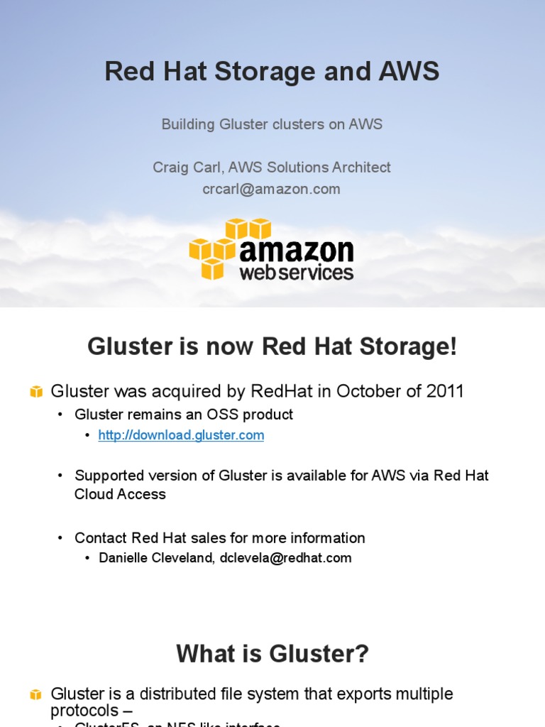 Red Hat Storage | PDF | Computer Data Storage | Computer Architecture