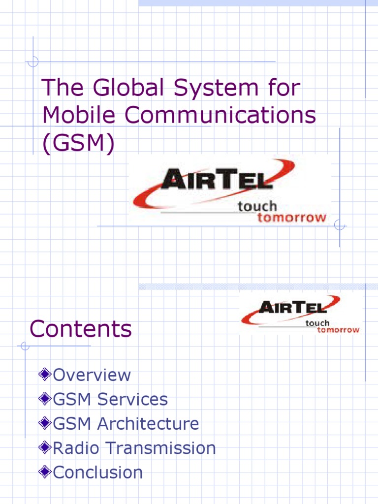 The Global System For Mobile Communications (GSM) | PDF | Electronics ...