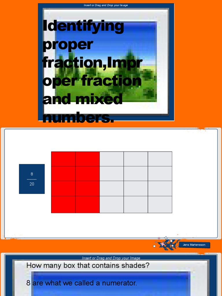 Identifying Proper Fraction, Improper Fraction and Mixed Numbers | PDF ...